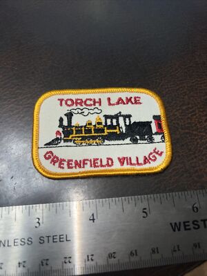 Vintage Unused Railroad Patch Torch Lake Greenfield Village | eBay