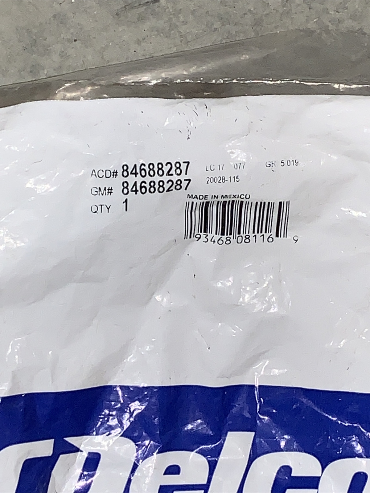 Genuine GM Rear Disc Brake Pad Wear Sensor 84688287 | eBay