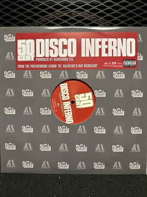50 CENT 12” VINYL RECORD-DISCO INFERNO Edited, Explicit, Inst, Acapella ...