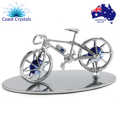 CRYSTOCRAFT Bicycle Bike Figurine with Swarovski/Bohemian Crystals ...