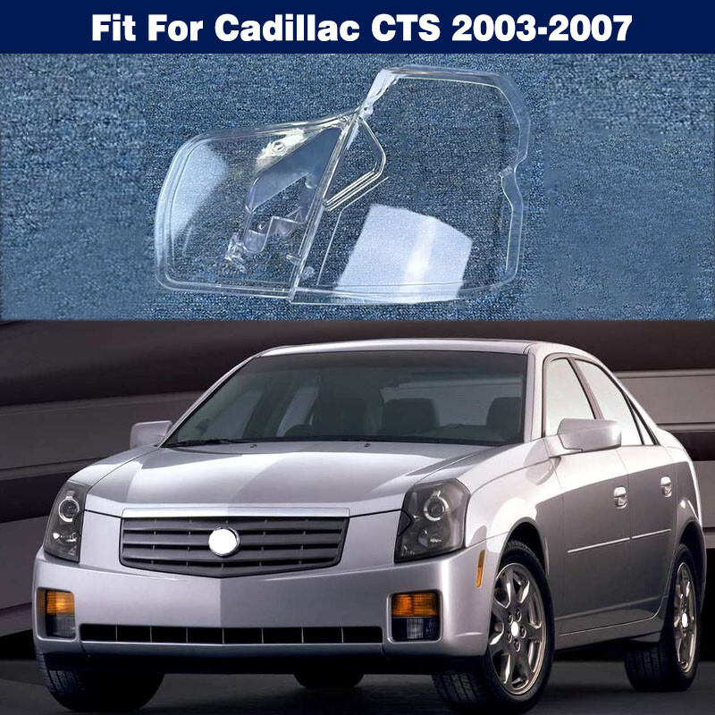 Left Headlight Lens Cover Shell Lampshade Cap Glue For Cadillac CTS ...