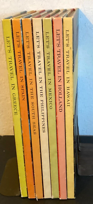 Lot of 7~~Vintage 1960 Let's Travel Press Books People & Places~Hard ...