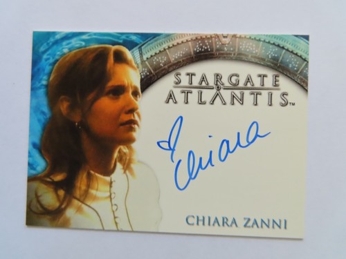 Authentic Signed Autographed Stargate Atlantis Card Chiara Zanni As ...