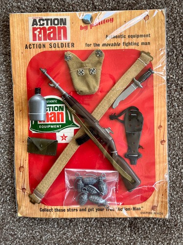 Action Man Small Arms Wood Grain Card Vintage Original | eBay UK