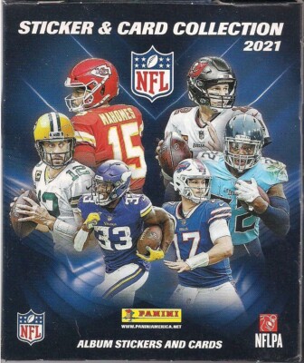 2021 Panini Football Album Stickers and Cards New Sealed Box 50 Packs ...