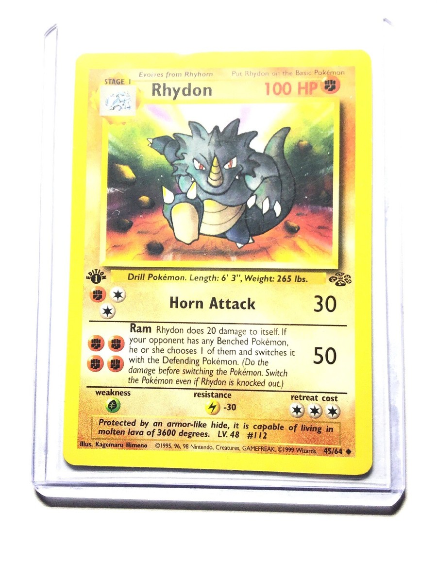 Rhydon Pokemon Card