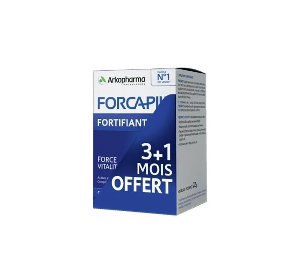 Arkopharma Forcapil Hair And Nails stimulating Vitamin Complex 60 ...