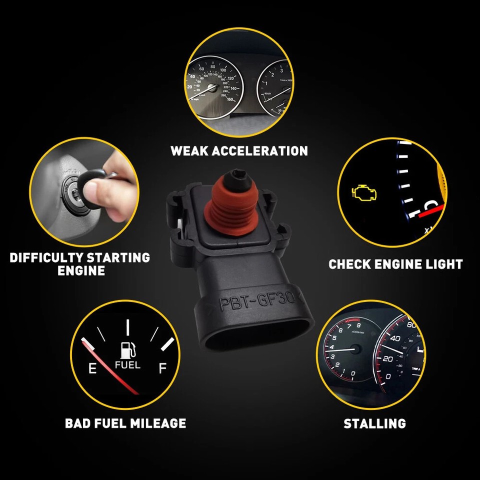 NEW 16249939 Absolute Manifold MAP Pressure Sensor For Buick Cadillac ...