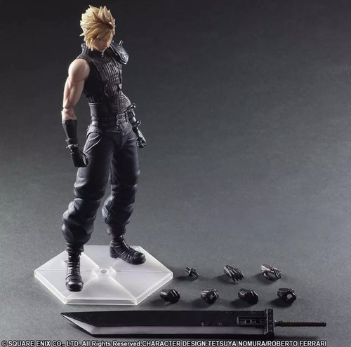 Final Fantasy Action Figure Cloud Strife PLAY ARTS Kai REMAKE No.1 ...