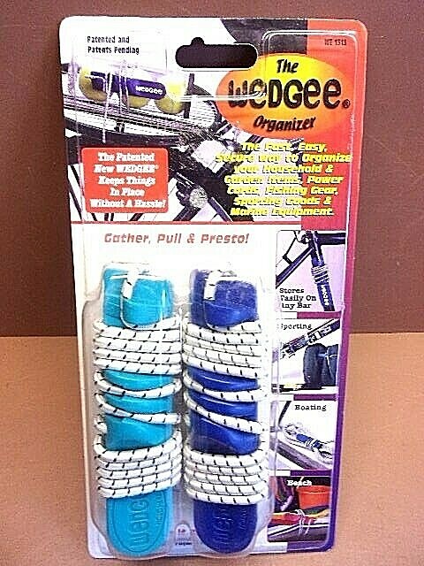 The WEDGEE ORGANIZER 2 New in Package Blue & Teal Bikers Boaters ...