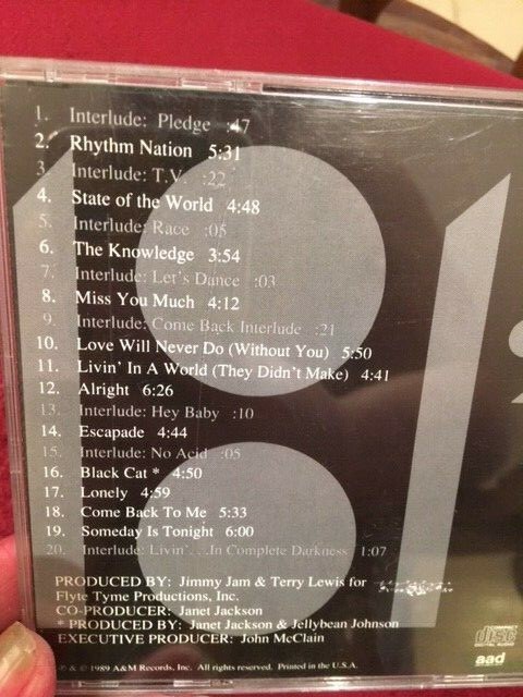 Janet Jackson Rhythm Nation CD- used | eBay