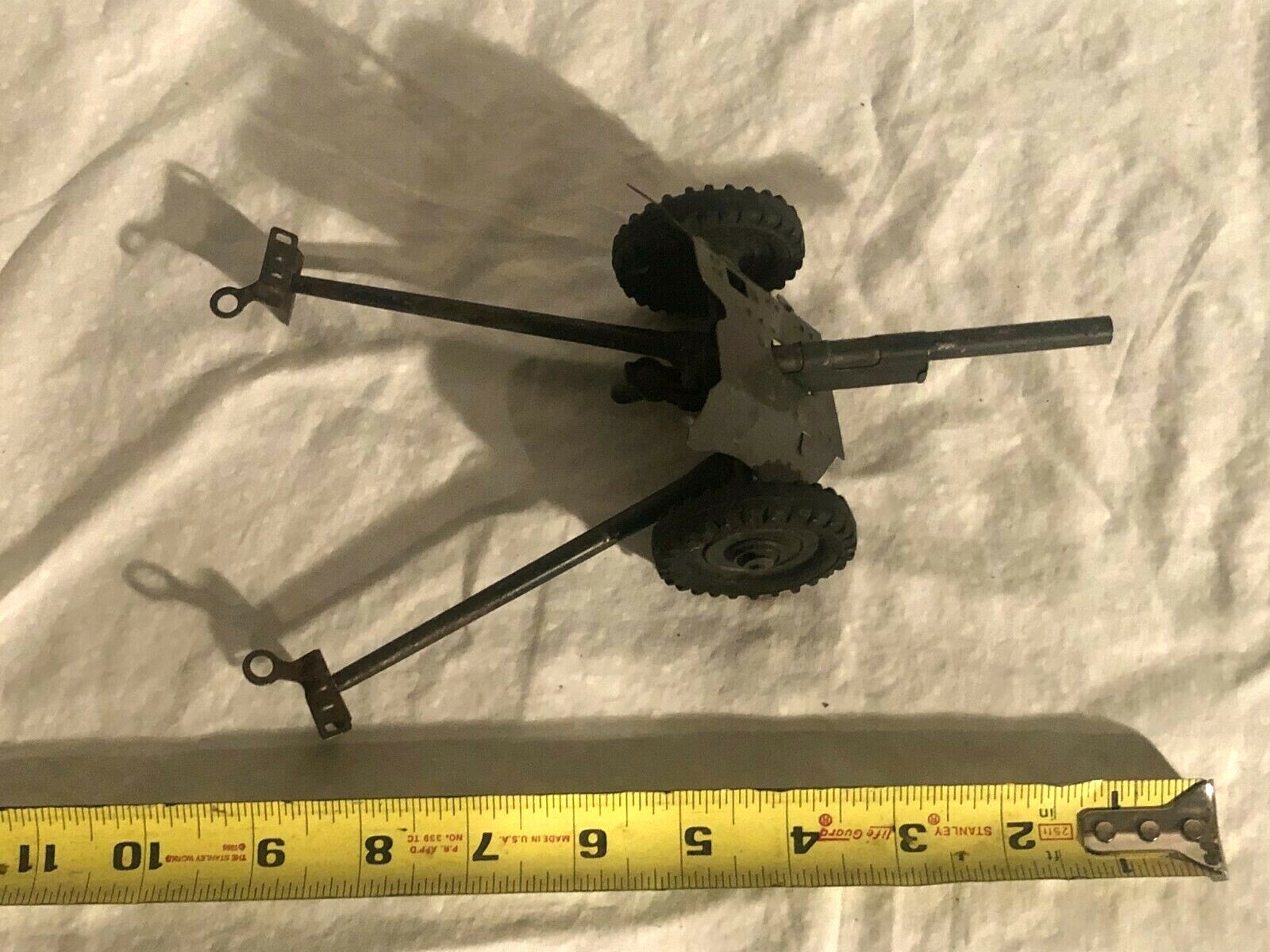 Hausser Elastolin Cannon Anti-Tank Gun Field Artillery Tin Toy Germany ...