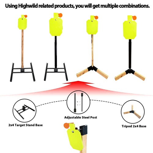 Gadfish Ar500 Steel Target Stand System 3/8 Inch Thick AR500 Steel ...
