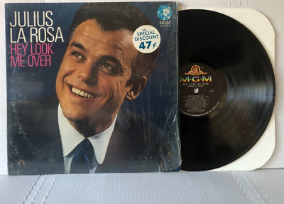 Julius La Rosa HEY LOOK ME OVER Original 1967 MGM Mono Shrink VG+/VG+ ...