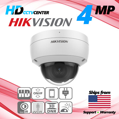 DS-2CD1143G0-IUF 2.8mm Hikvision 4MP Fixed Dome EXIR Camera | eBay