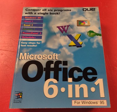 Microsoft Office 6-in-1 For Windows 95 Manual | eBay