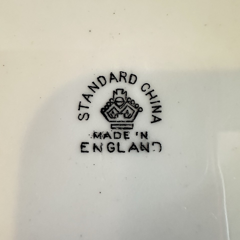 4 Vtg Mismatched China BREAD DESSERT Plates Plate Set Mixed White Pink ...