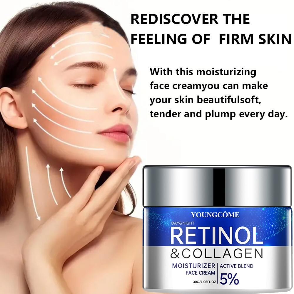 Retinol Cream Serum Set Repairs Skin Smoothes Wrinkles Increase ...