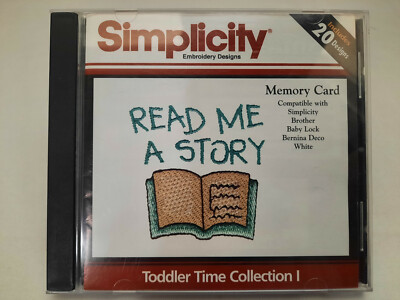 Simplicity Memory Card - Toddler Time Collection I (SMC16) - 20 Designs ...