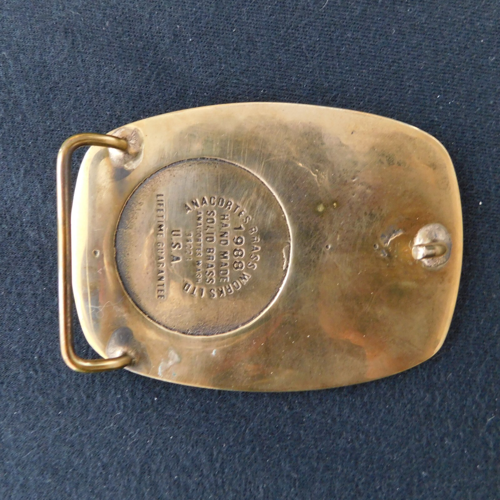 Vintage 1988 Belt Buckle General Chemical Solid Brass… - Gem