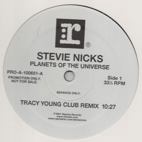 STEVIE NICKS Reprise Promo Vinyl 12" Single PLANETS OF THE UNIVERSE ...