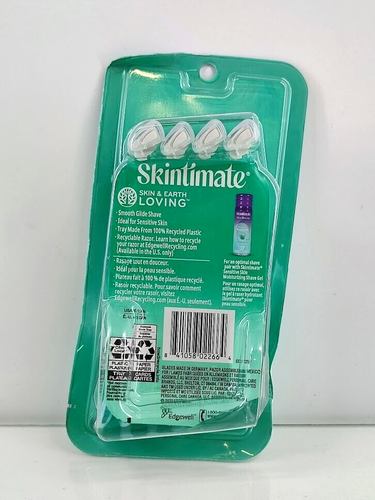 Schick Skintimate Razors Sensitive Skin Unscented Aloe Strip Disposable ...