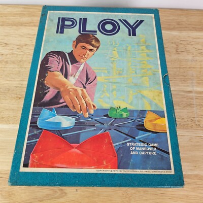 Vintage Ploy 3M Bookshelf Board Game 1970 Strategic Game Complete | eBay