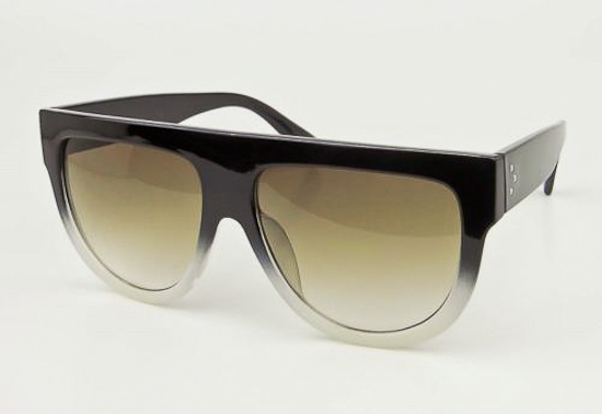 Retro Shade Glossy Ombre Gradient Flat Top Teardrop Fashion Designer ...