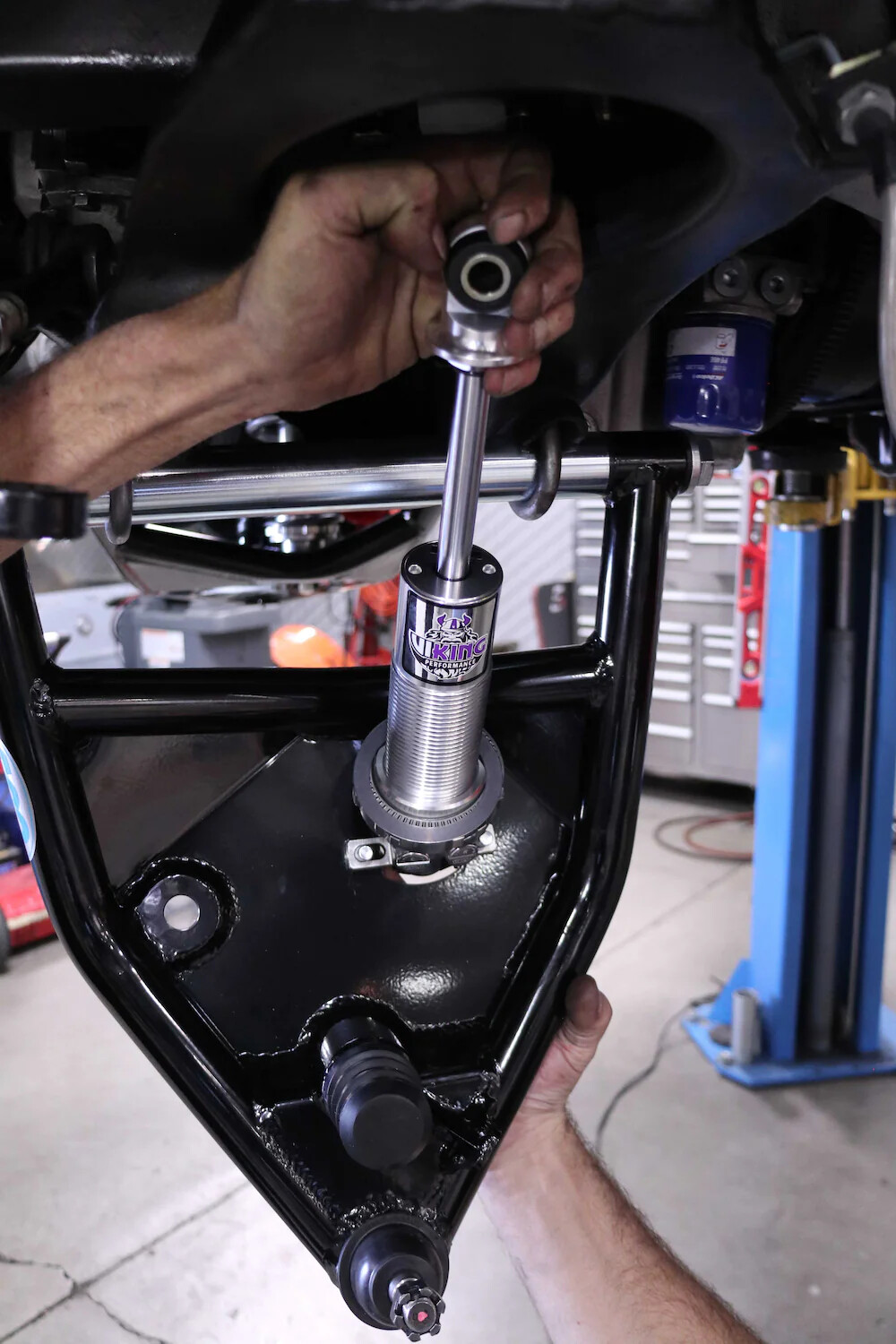 1971-87 CHEVY C10 GMC TRUCK TUBULAR LOWER BLACK CONTROL ARMS COIL OVER ...