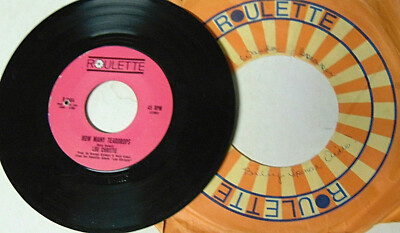 Lou Christie How Many Teardrops 1963 Roulette Records 45 RPM 7 Inch ...