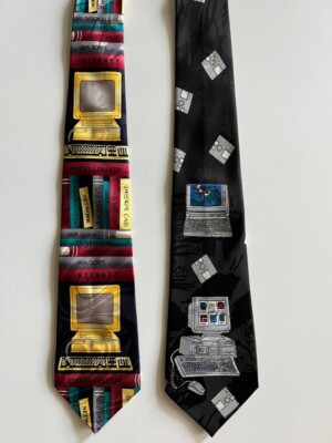 TIE RETRO COMPUTER & WEB DESIGN THEMED MEN'S NOVELTY TIE | eBay
