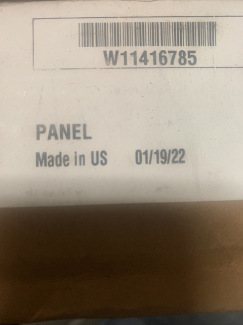 Genuine OEM Whirlpool Dishwasher Outer Door Panel W11416785 for sale ...