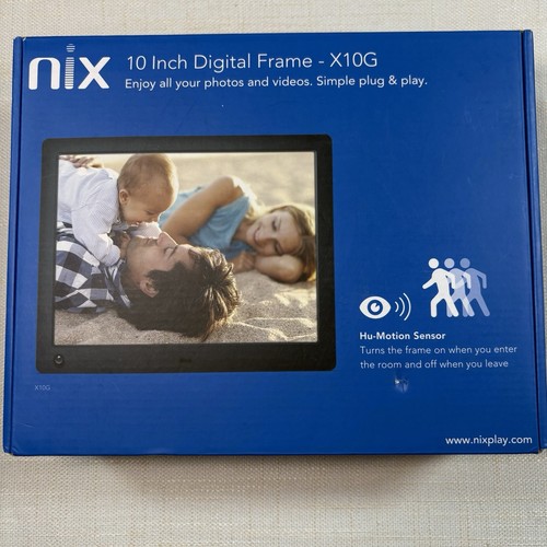 NIX X10G 10” Digital Photo Frame with Hu-Motion Sensor – USB, 720p ...