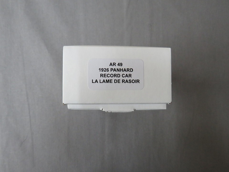 1:43 AUTO REPLICAS A.R. 49 1926 PANHARD RECORD "RAZOR BLADE" WHITE ...