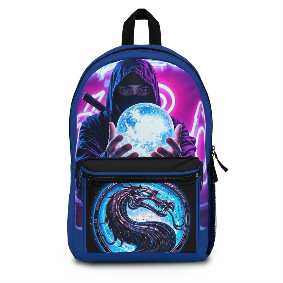Sub Zero Backpack, Mortal Kombat Gamer School Bag, Back to School ...