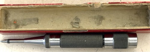 Vintage L. S. Starrett No. 18A Automatic Center Punch Machinist Tool ...