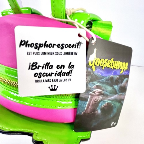 Loungefly Goosebumps Haunted Mask Mini Backpack Exclusive Glows under ...