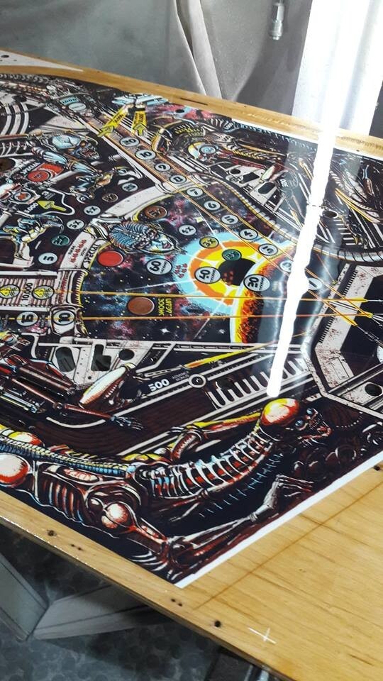 Williams Space Invaders Pinball Machine Playfield Overlay | eBay