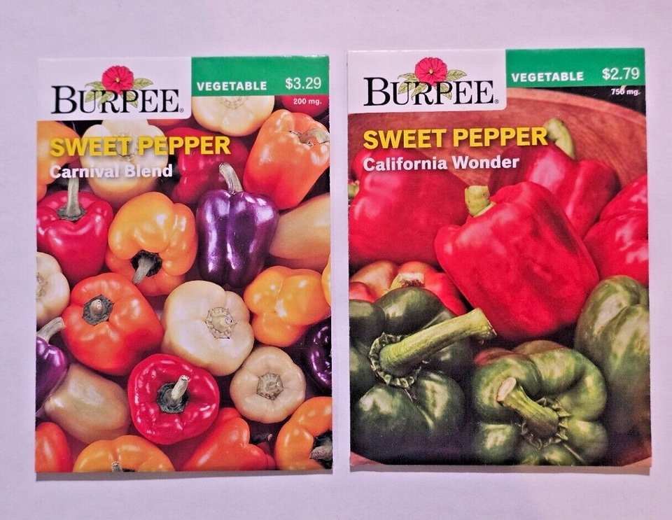 Burpee Garden Vegetable Seed Packets 2024 | eBay