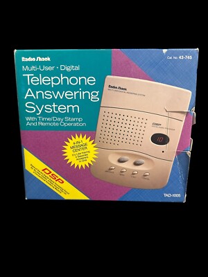Radio Shack Telephone Answering System 43-745 TAD-1005 | eBay