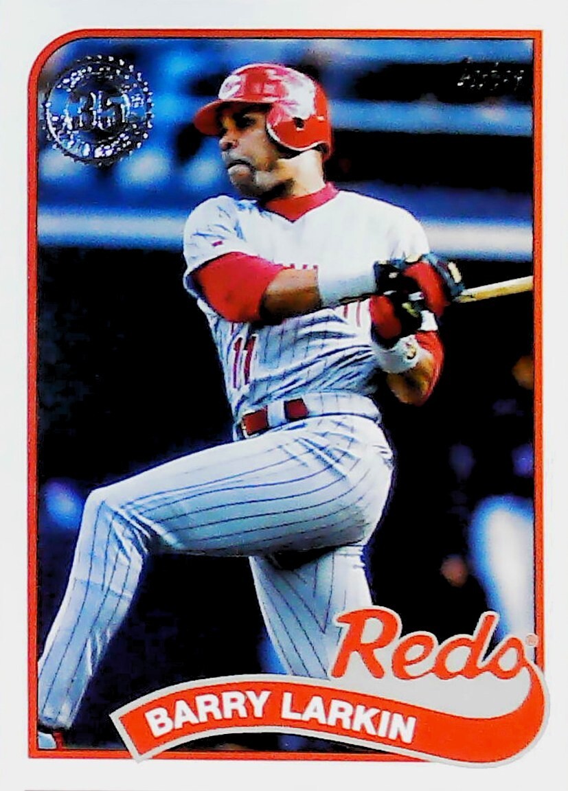 2024 Topps Series 1 1989 Variation 89b 51 Barry Larkin Cincinnati Reds