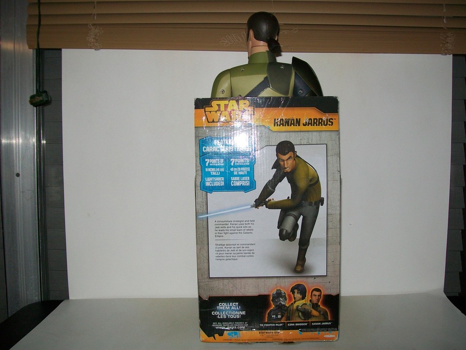 Star Wars Disney Rebels Action Figure Kanan Jarrus 19 Inch Jakks ...