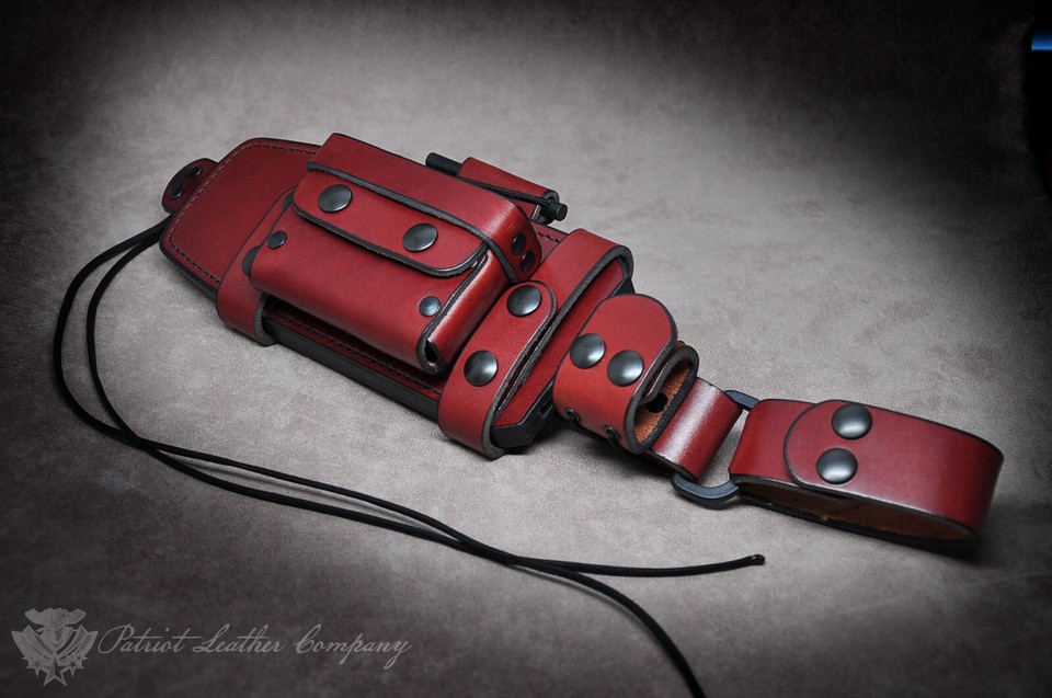 Tom Brown Tracker Knives Custom Leather Bushcraft Sheath - The ...