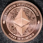 1 oz Ethereum Design .999 Fine Copper Round BU | eBay
