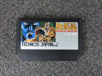 Famicom Double Dragon Japan Version Technos Japan 1988 Tested Authentic ...