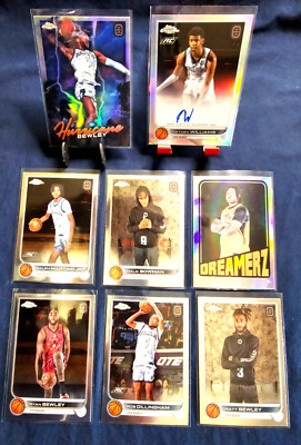 2023 Topps OTE 8 Card Lot - Williams auto, Jackson, Bewley and others ...