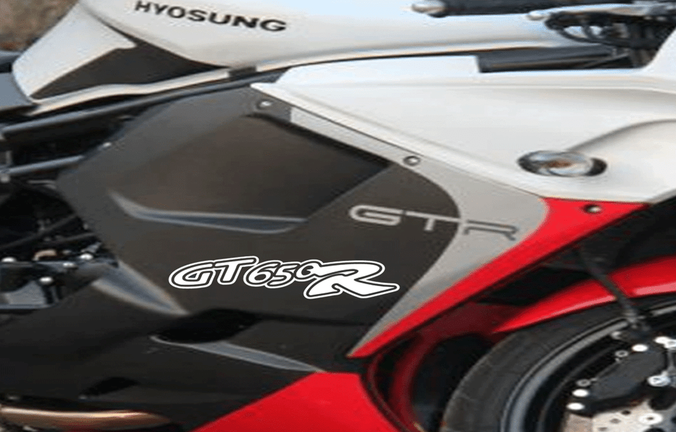 GT650R HYOSUNG MOTORCYCLE OUTLINE STICKER DECAL | eBay