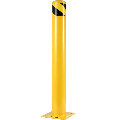 Uimoso Safety Bollard Steel Post Yellow Pipe Steel Traffic Barrier 36 ...