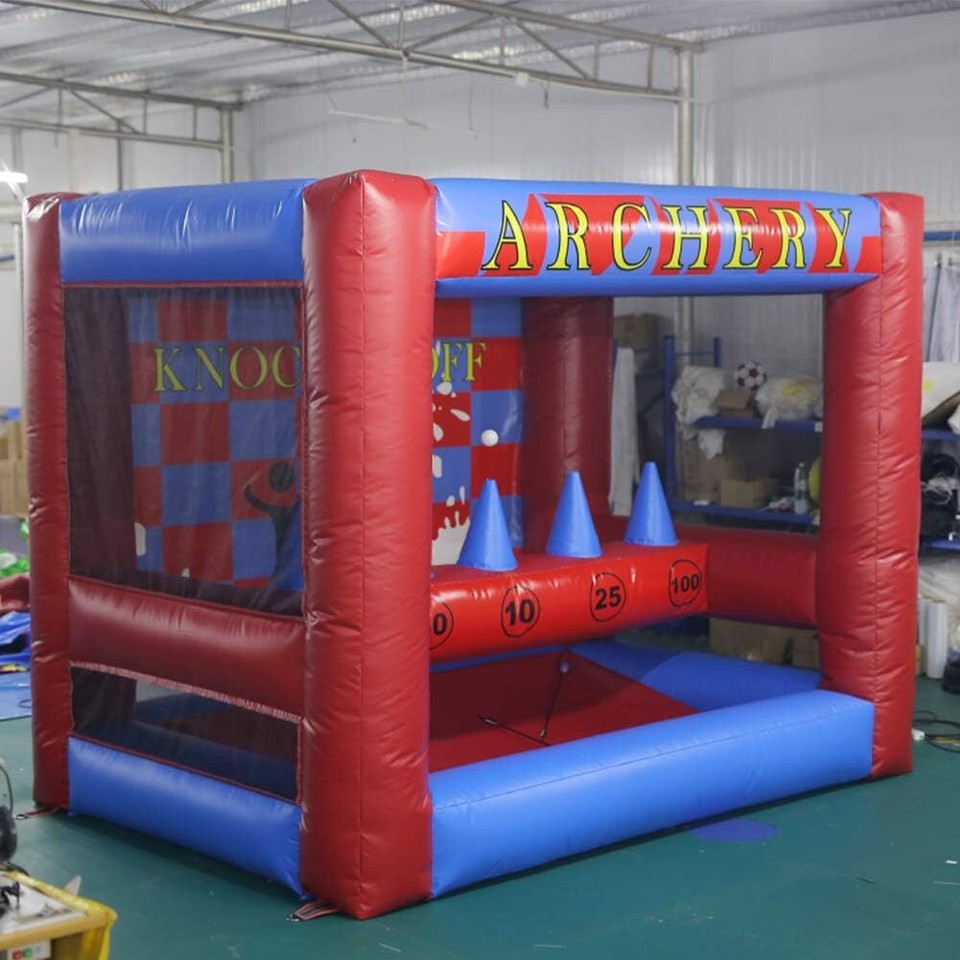 Inflatable Interactive Archery Range Game W/Longbow&Arrows Archery ...