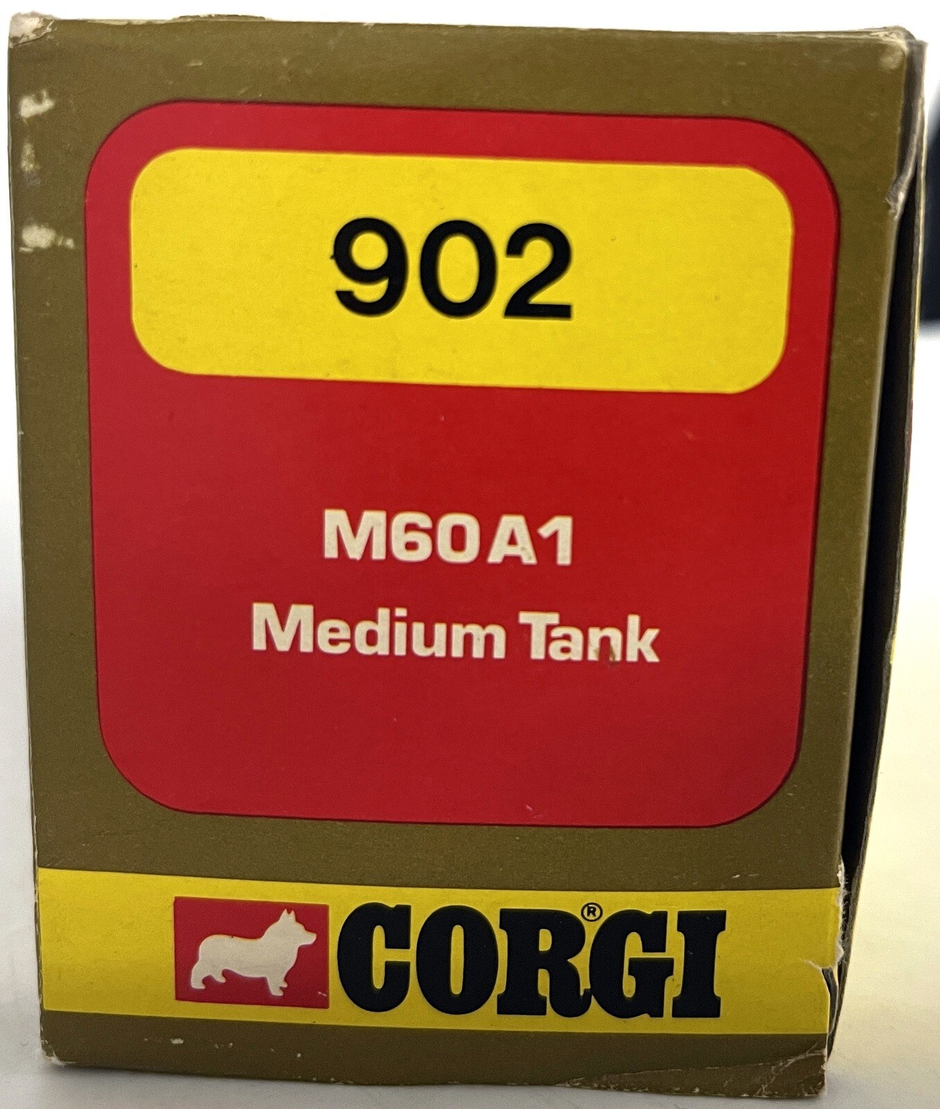 Corgi 902 M60 A1 Medium Tank US United States Die Cast W/ Box Army ...